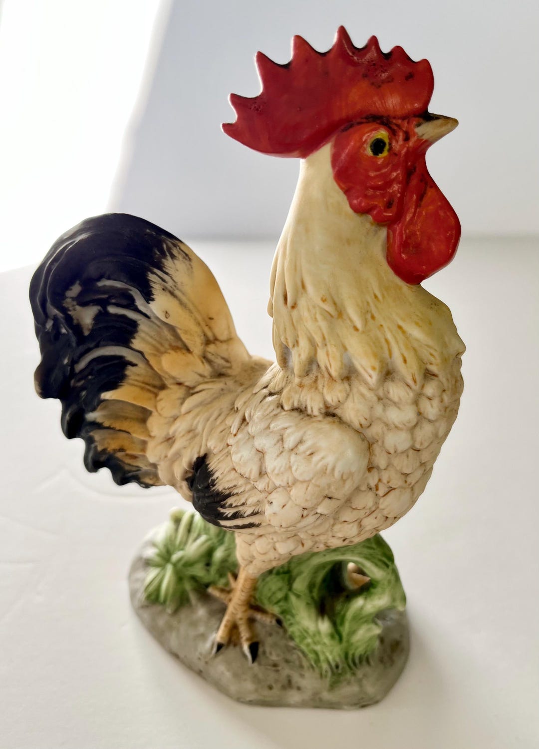 Homco Rooster Ceramic Porcelain Figurine Number 1446, Vintage Rooster ...