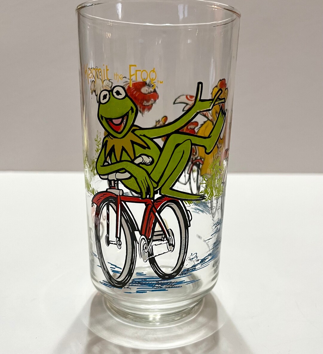 Mcdonalds Jim Henson the Great Muppet Caper Bike Riding Muppets Glass ...