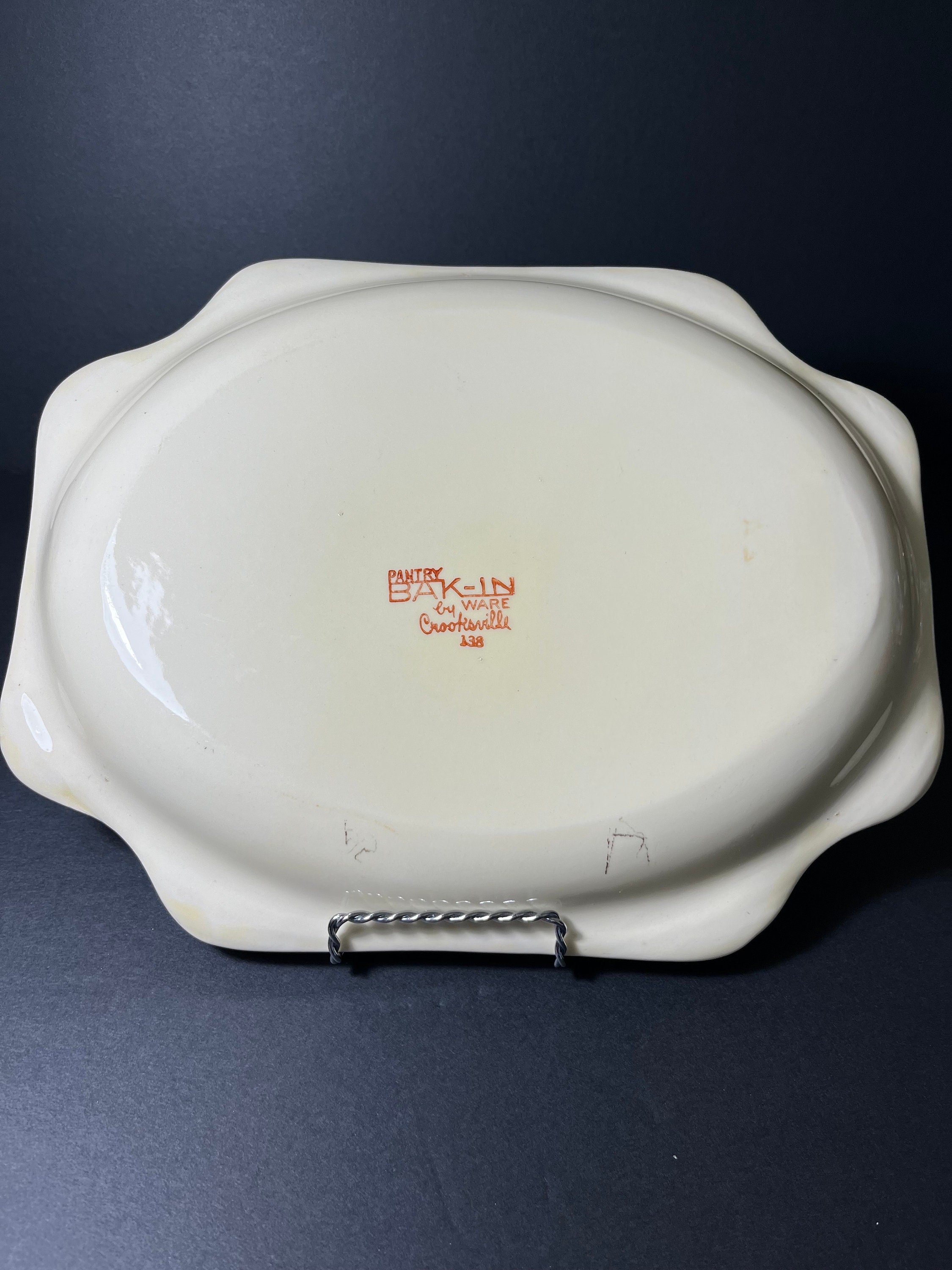 Vintage 1930s Dinnerware Platter Made in USA, Euclid Pattern ...