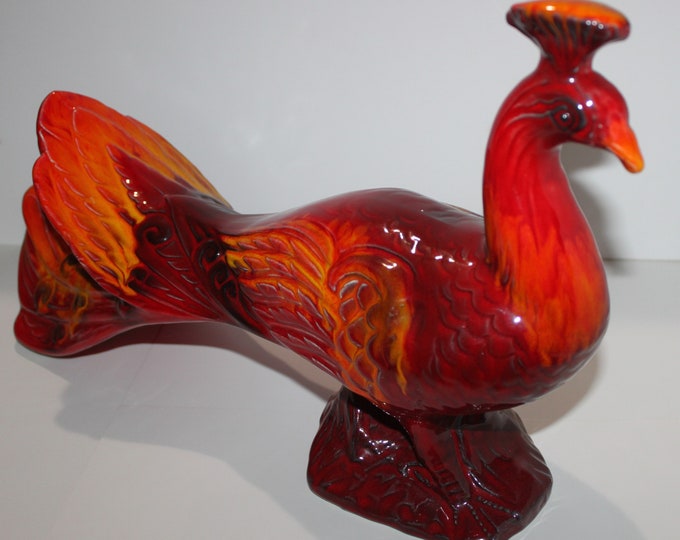 Vintage Peacock by Maurice of California USA J-76, Large Ceramic ...