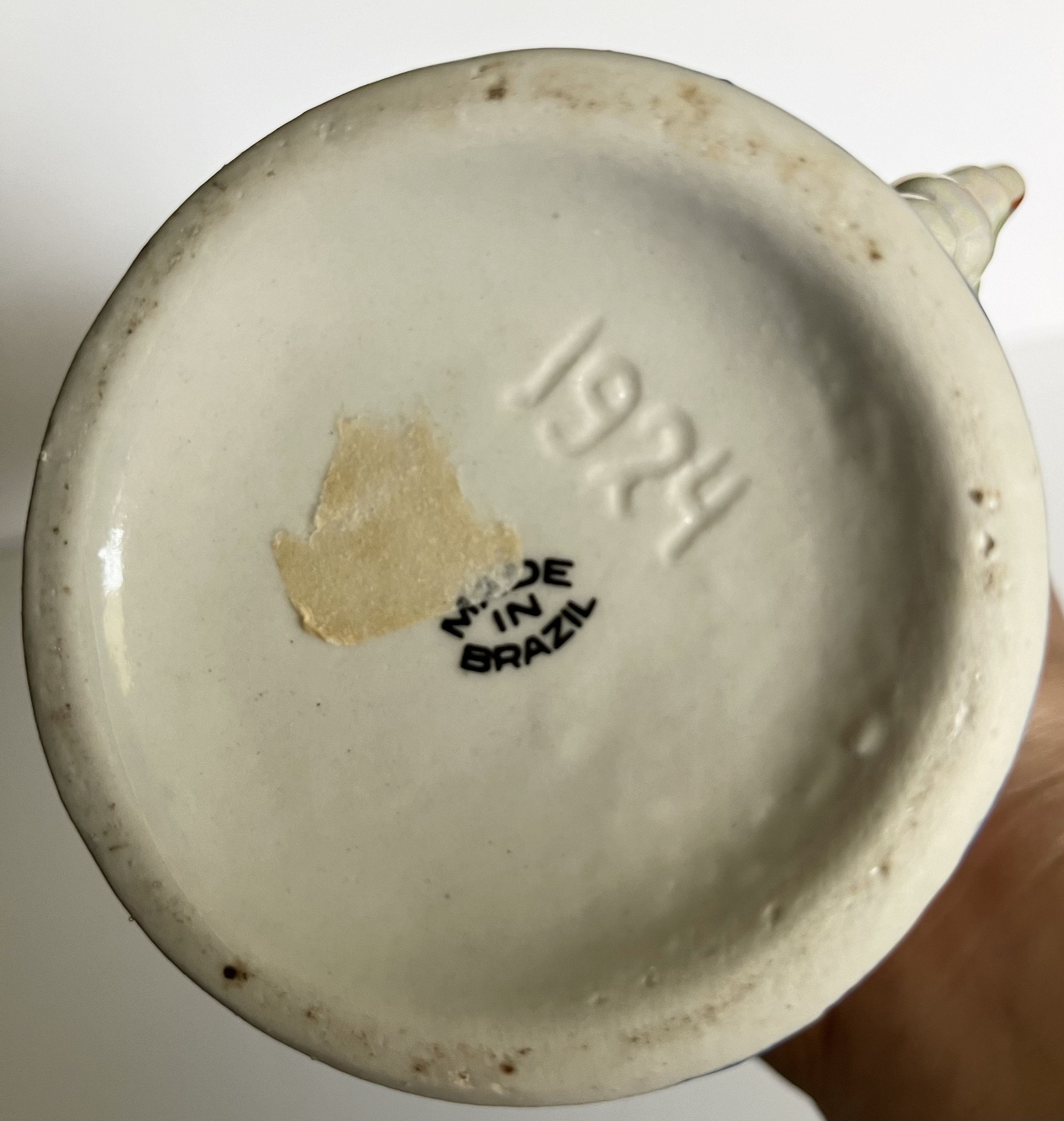 Vintage Lusterware Vase Made in Brazil, Flower Vase, Floral Container ...
