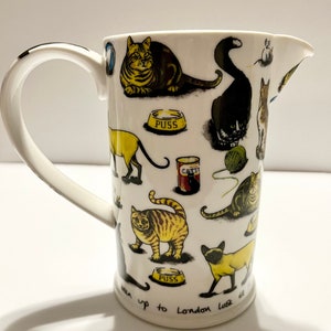 Paul Cardew Design Porcelain Kit-tea Pitcher, Cats Pussy Cat Kitty ...
