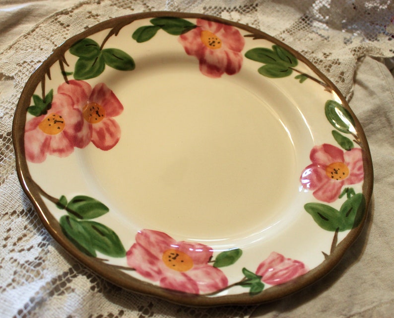 Vintage Franciscan Desert Rose Dinnerware Plate by Johnson Bros Made in ...