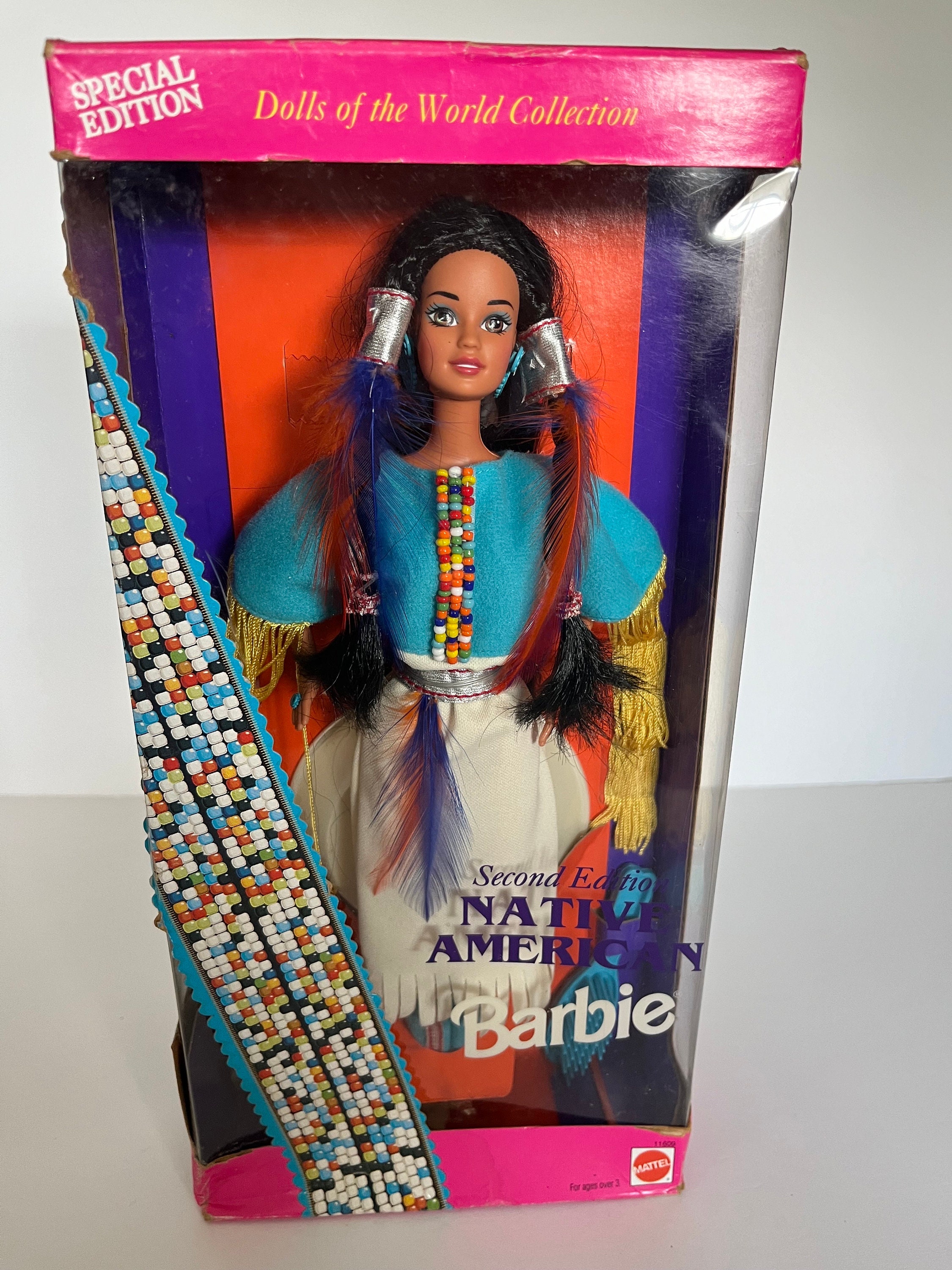 Native American Barbie, 1993, Special Edition, Second Edition, Dolls of ...