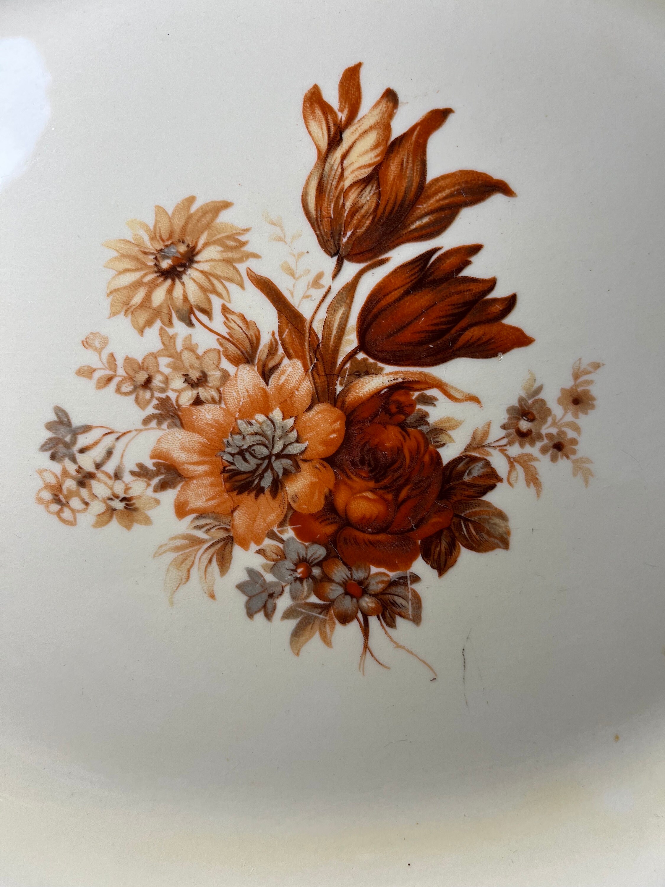 Vintage 1930s Dinnerware Platter Made in USA, Euclid Pattern ...