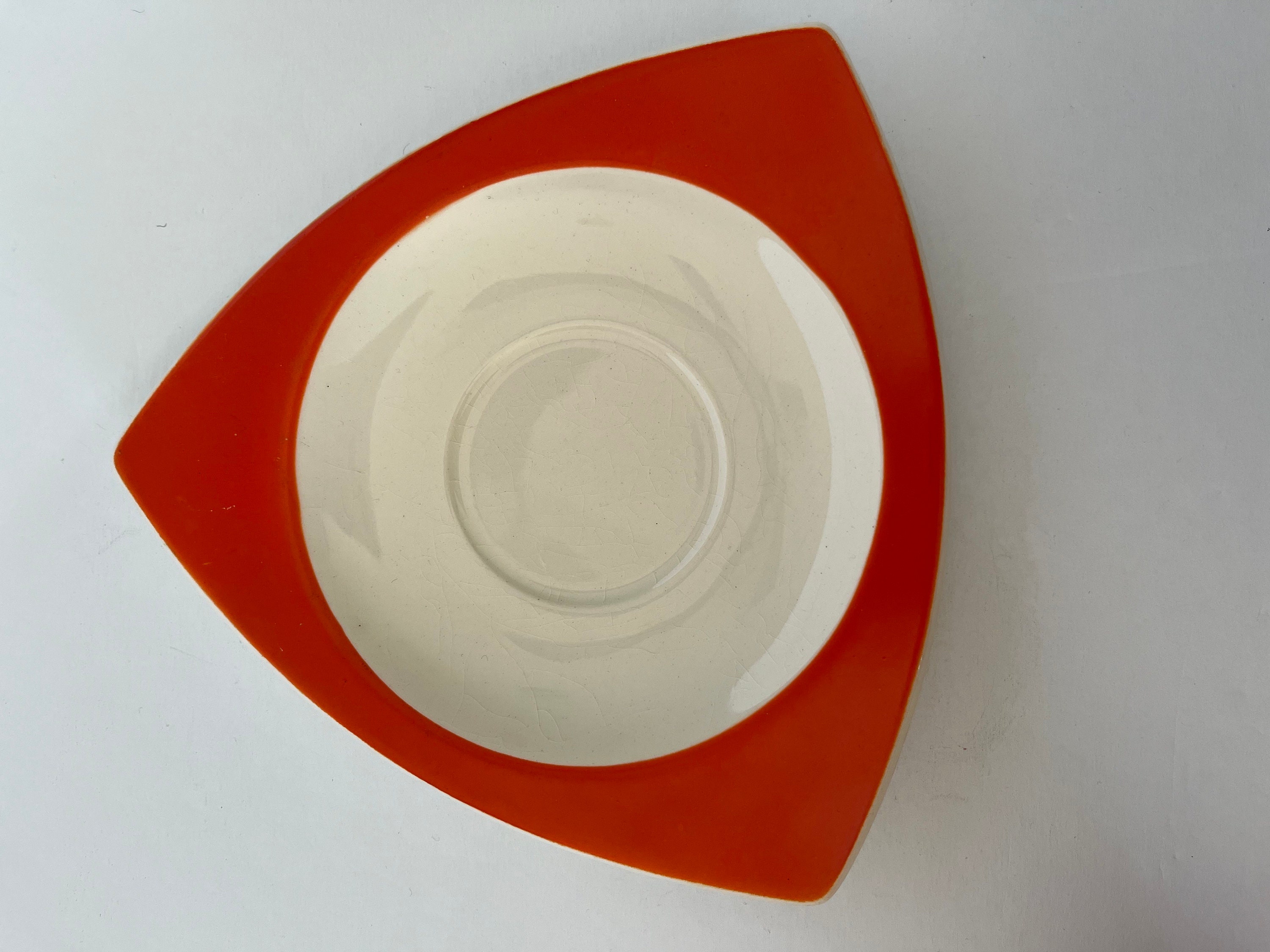 1930s Tricorne Streamline by Salem China Company Teacup and Saucer ...