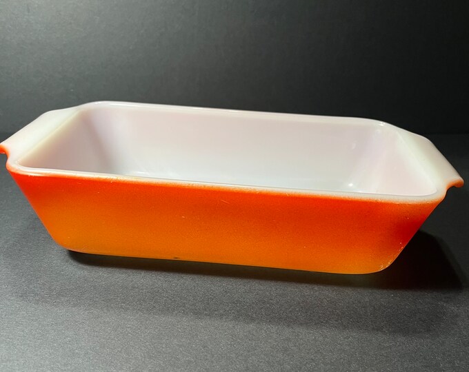Anchor Hocking Fire King Ovenware One Quart Serving Dish, Orange and ...