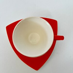 1930s Tricorne Streamline by Salem China Company Teacup and Saucer ...