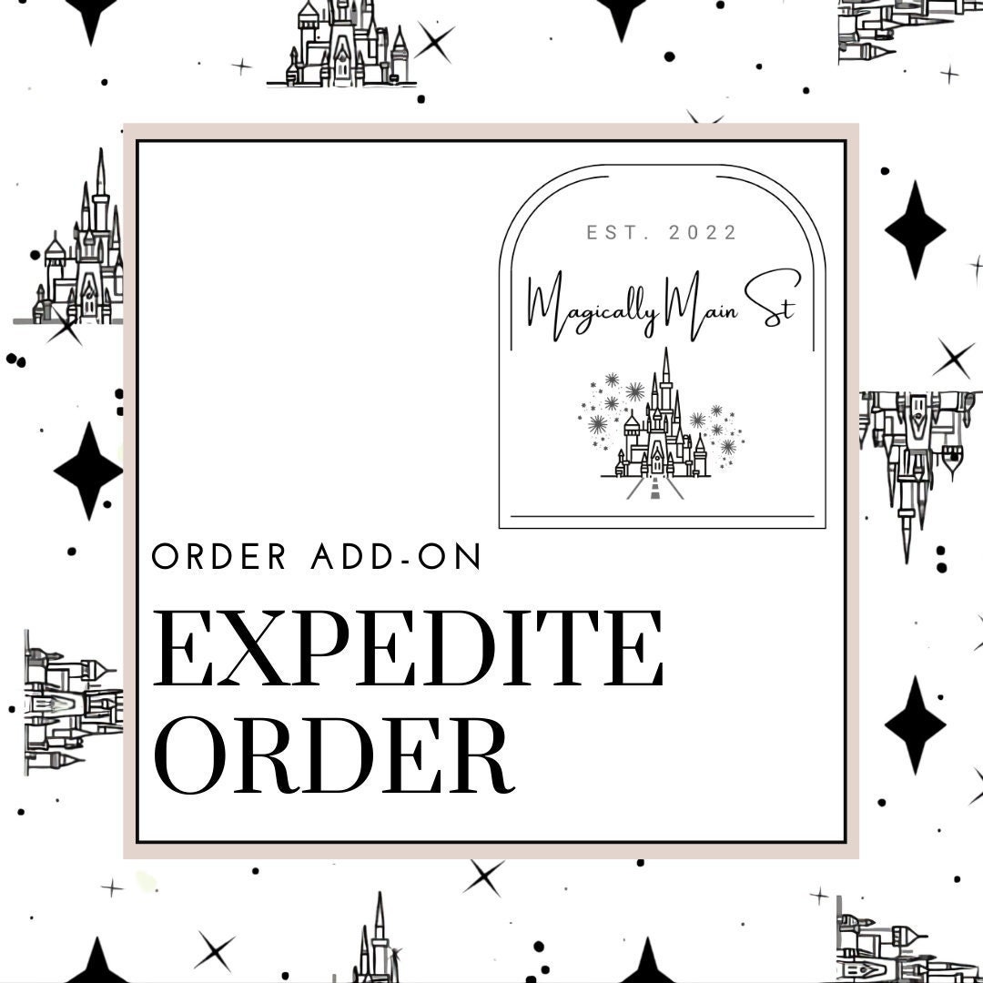 ADD-ON Expedite Order - Etsy