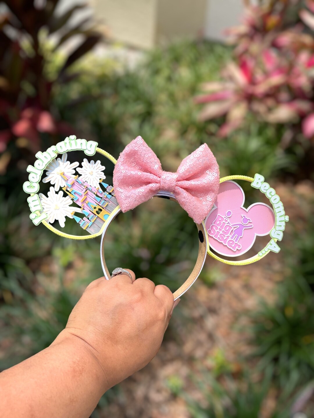 Im Celebrating Custom Ears Personalized Mickey Mouse Ears Special ...