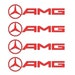 MERCEDES AMG Car Vinyl Decal Transfer Stickers X4 .. Car Styling Tuning ...