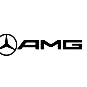 MERCEDES AMG Car Vinyl Decal Transfer Stickers X4 .. Car Styling Tuning ...
