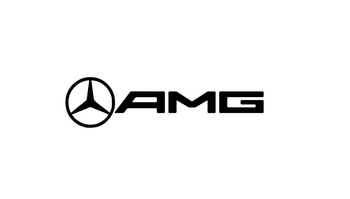 MERCEDES AMG Car Vinyl Decal Transfer Stickers X4 .. Car Styling Tuning ...