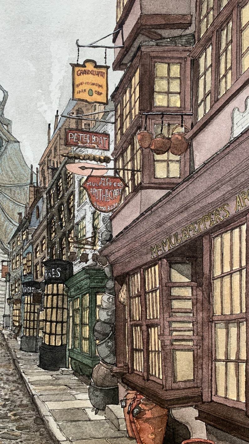 Diagon Alley - DIY! - Etsy