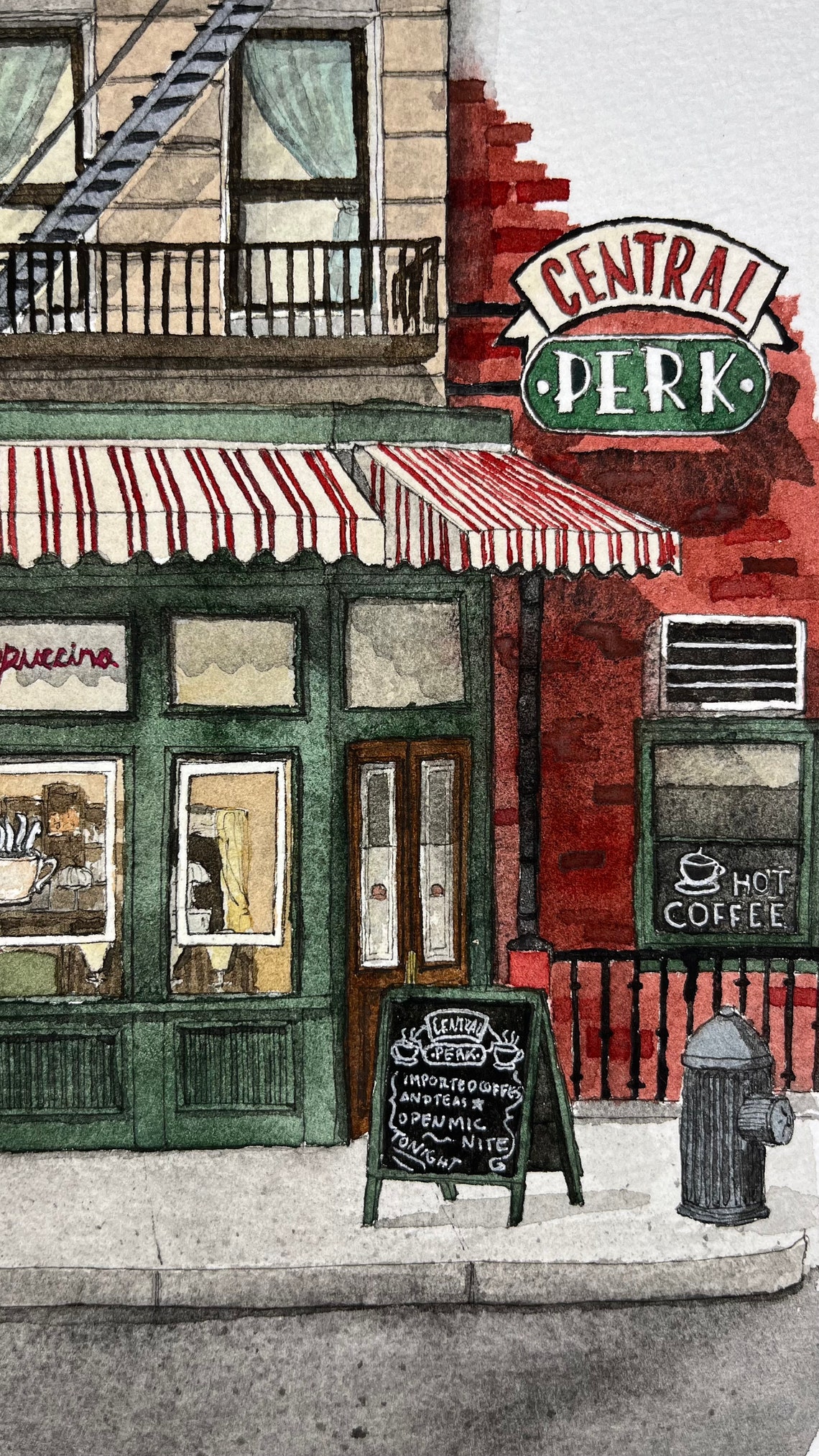 Central Perk Digital Print - Etsy