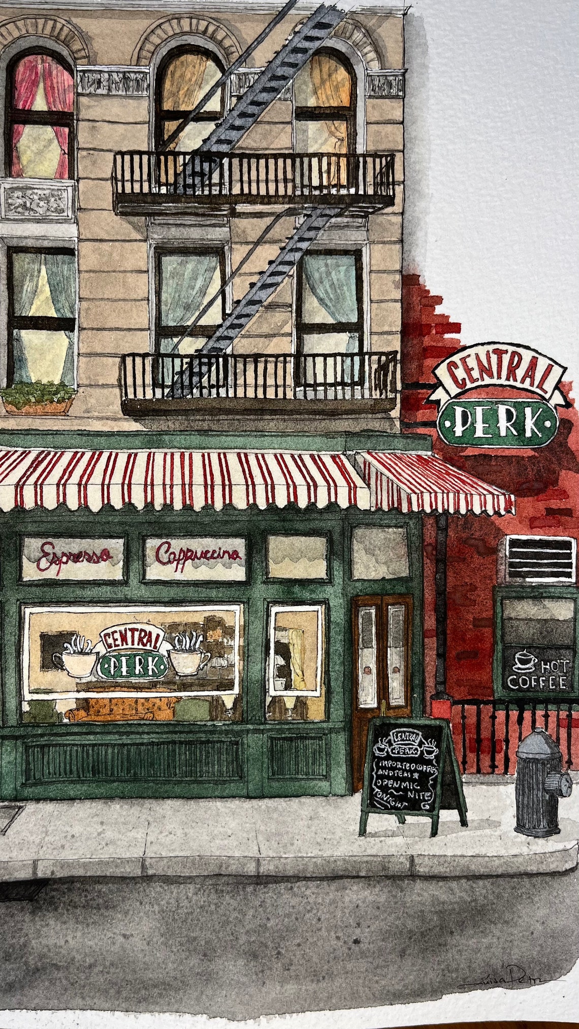 Central Perk Digital Print - Etsy