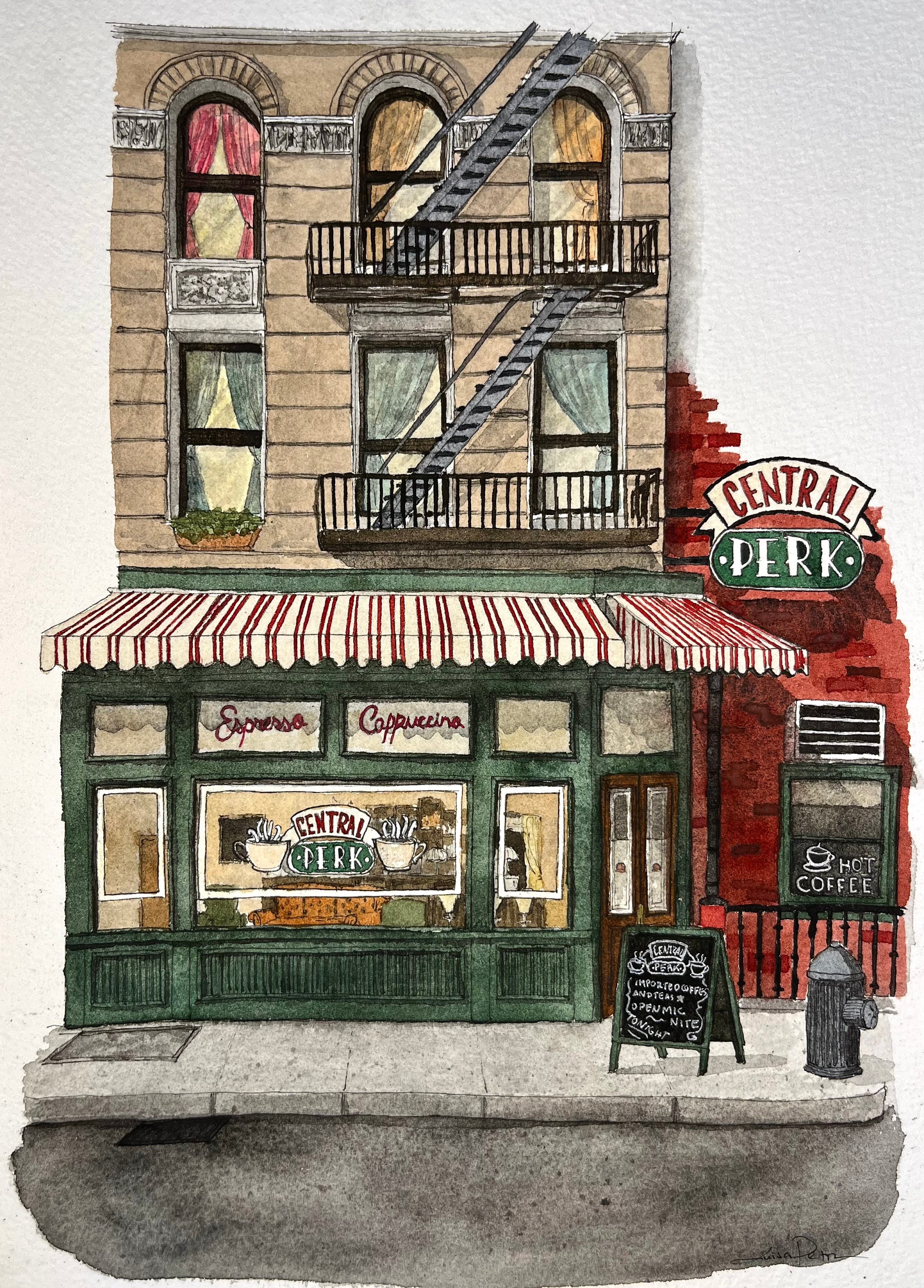 Central Perk - Digital Print - Etsy