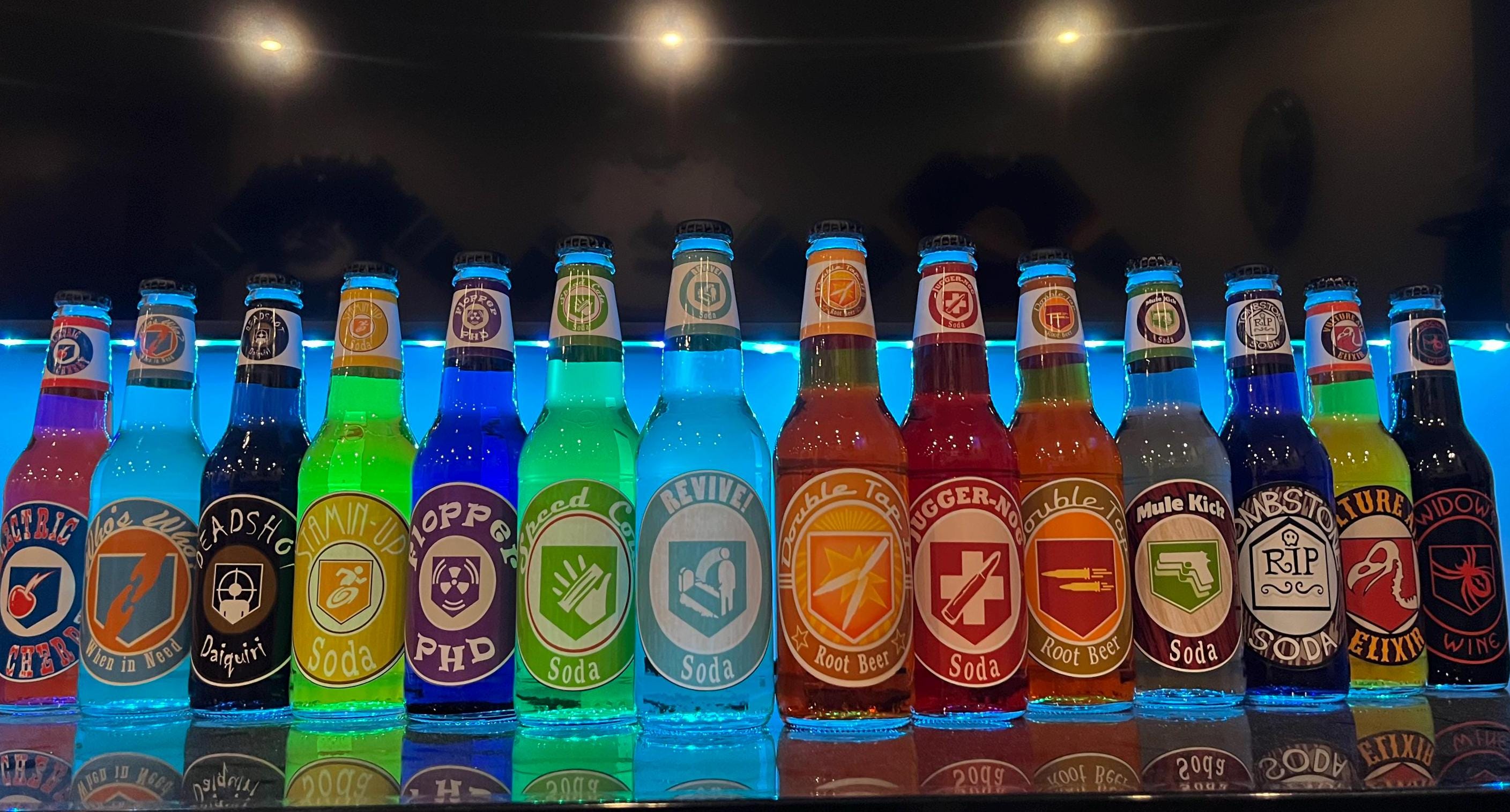14-pack COD Zombies Perk O' Cola Bottles (ALL BOTTLES) - Etsy