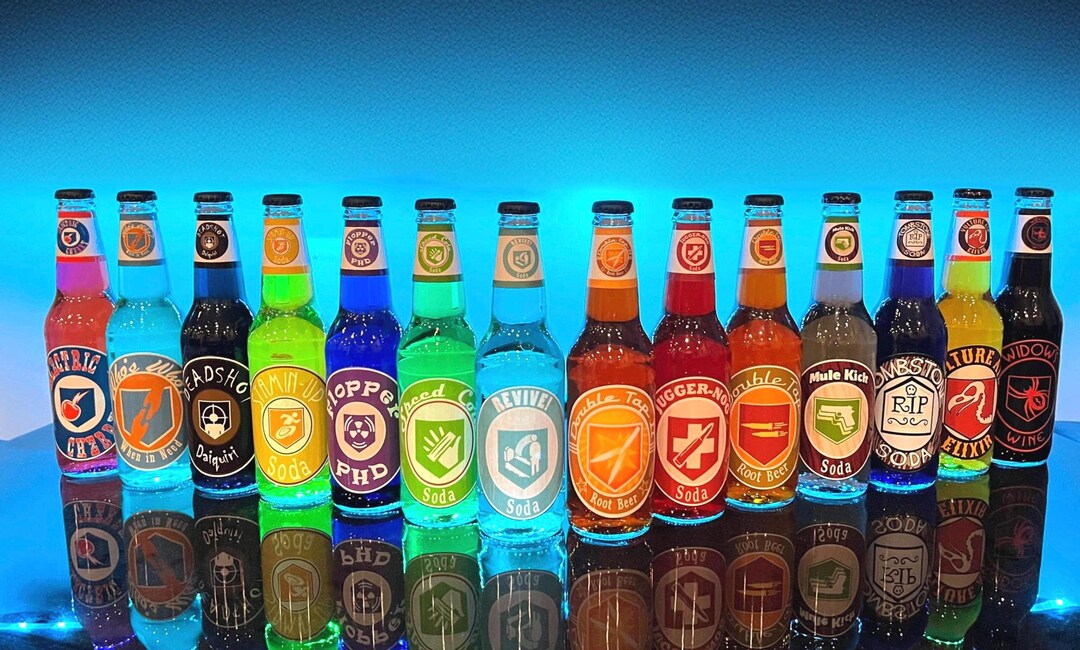 14-pack COD Zombies Perk O' Cola Bottles (ALL BOTTLES) - Etsy