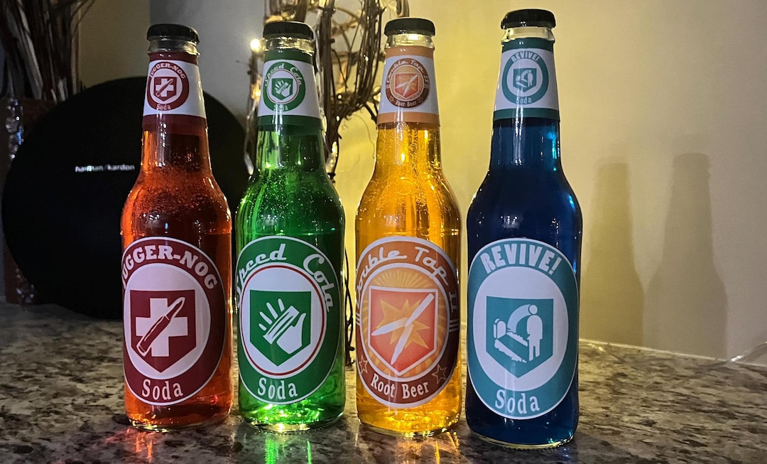 COD Zombies Perk O' Cola Bottles (glows With Blacklight!) - Etsy