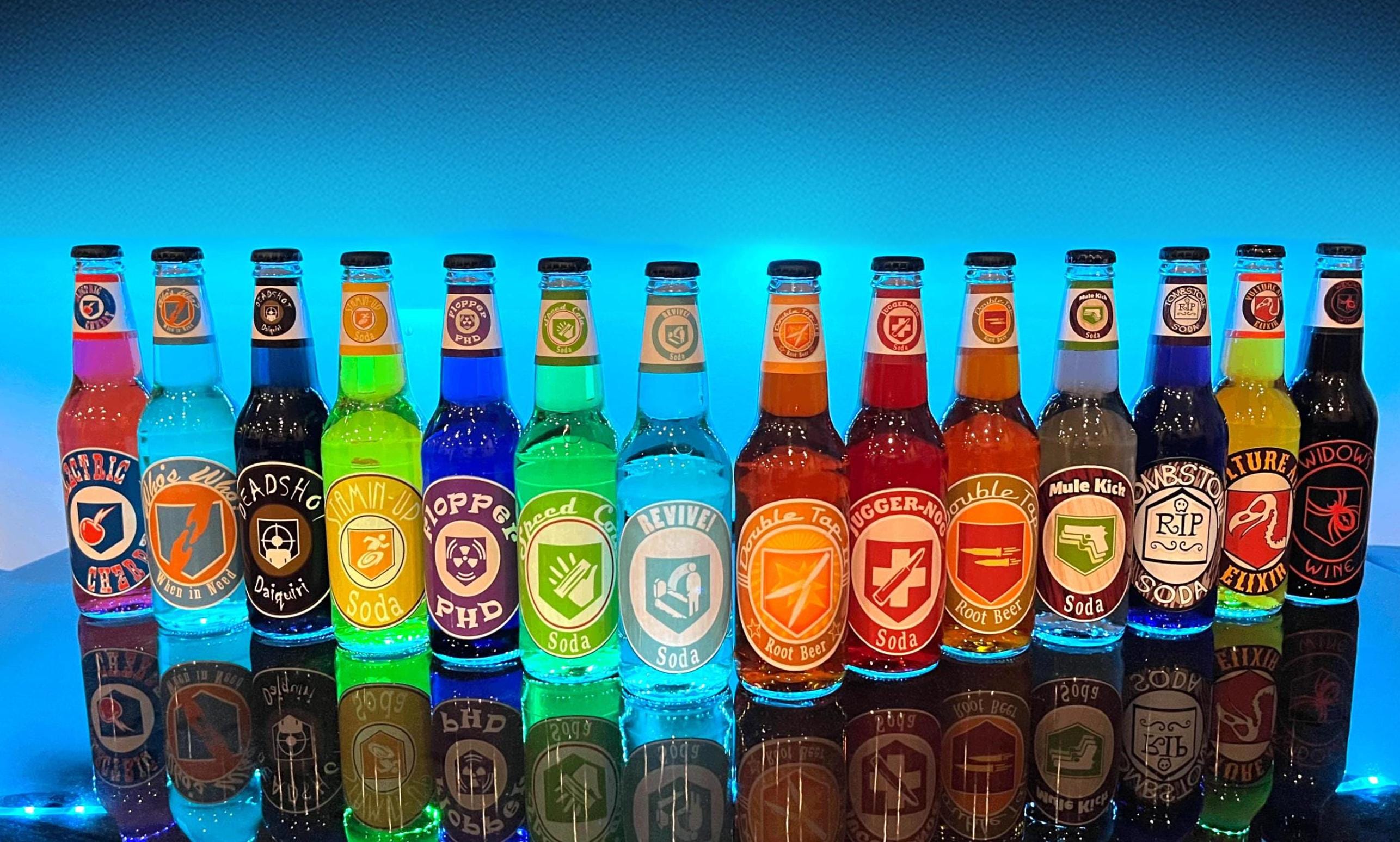 14-pack COD Zombies Perk O' Cola Bottles ALL BOTTLES - Etsy