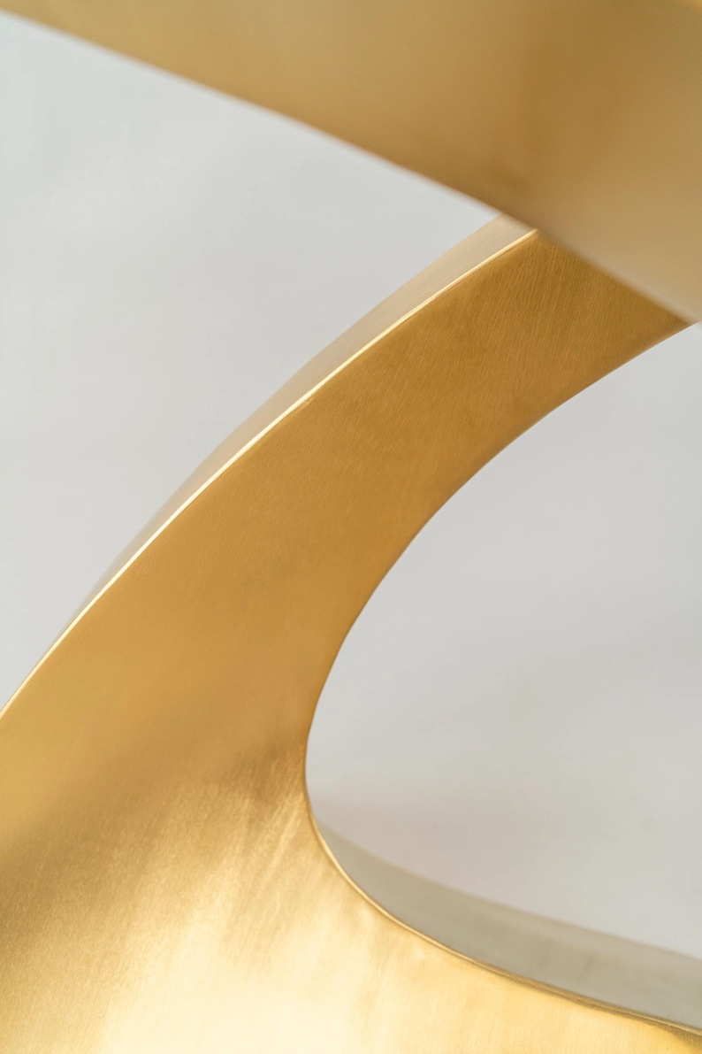 Gold Metal Base 307 Tulipe 28" H, Only Base for Heavy Duty Table Top ...