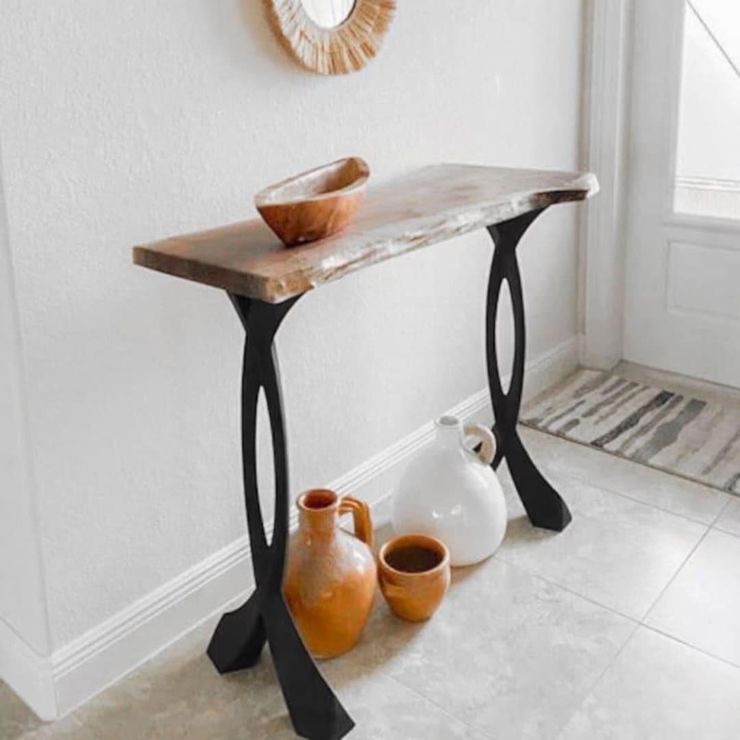 Metal Counter Table Legs, Furniture Legs | DIY Table Legs 602 Curva 36H ...