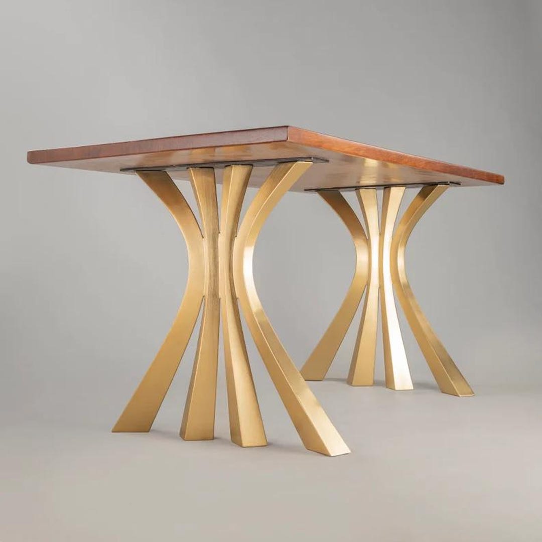 Gold Table Legs, Table Legs | Metal Table Legs, Handmade Furniture 420 ...