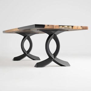 Bench Legs, Metal Bench Legs | Table Legs, Desk Legs 108B Curva 16H ...