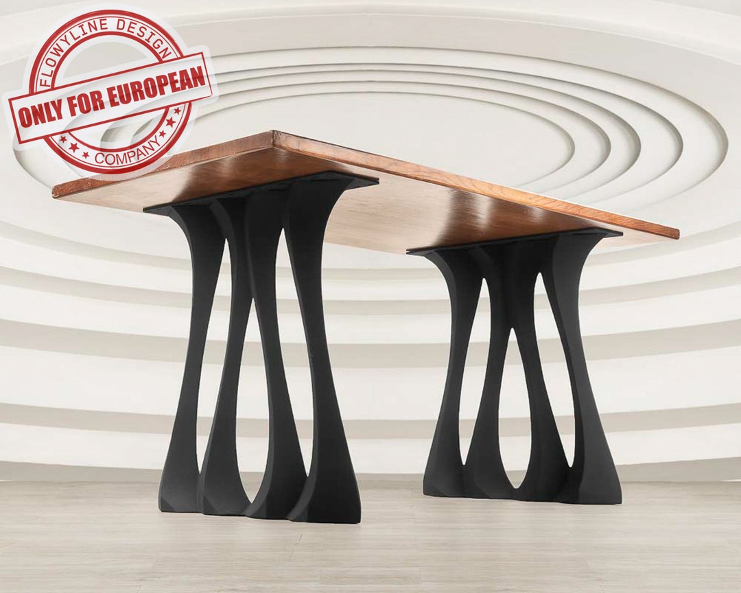 Flowyline Design 410 Radix Metal Table Legs for Desk Industrial Dine ...