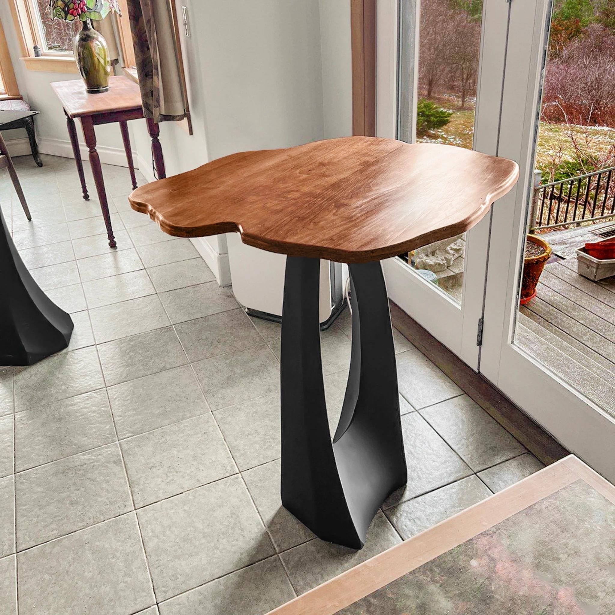 Handmade Counter Table Base 616 Tulipe 40" H, Black Furniture Base for ...