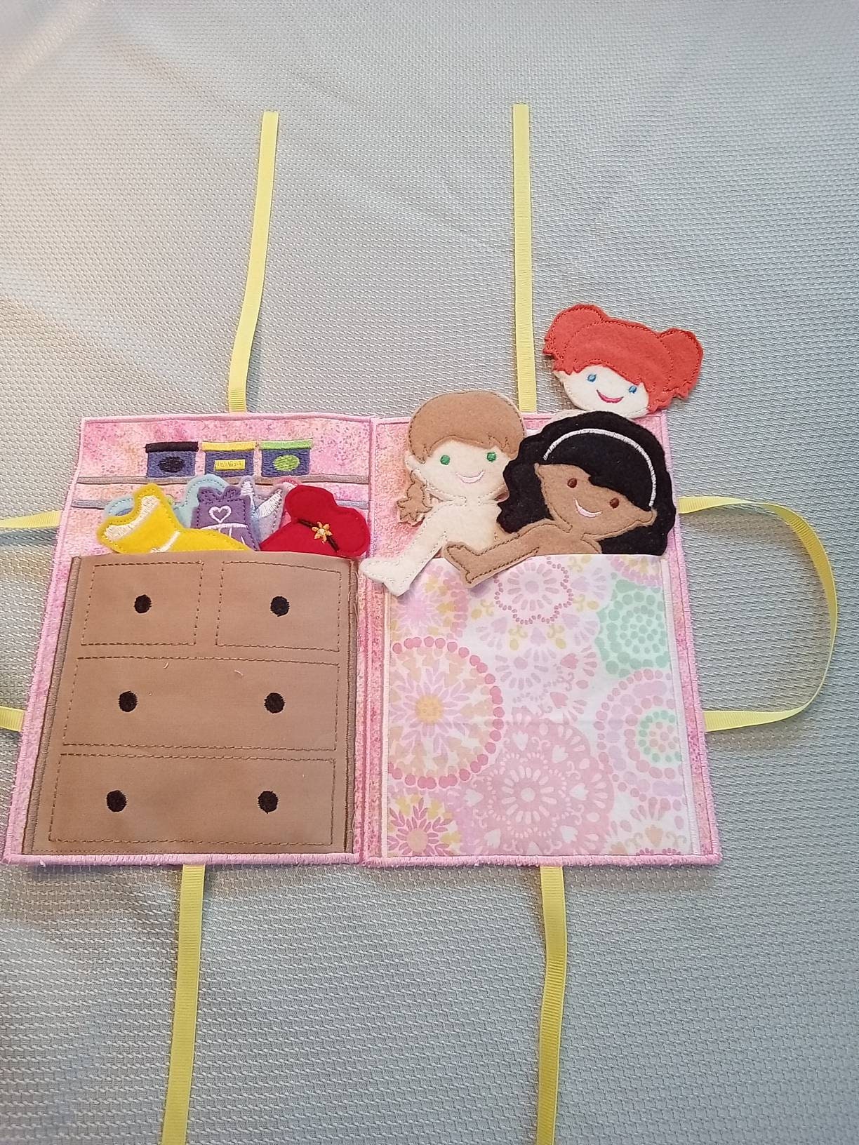 Quiet Time Felt Dolls. Pretend Dress up and Closet. - Etsy