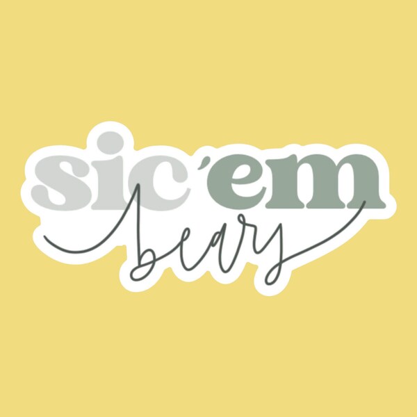 Sic Em - Etsy