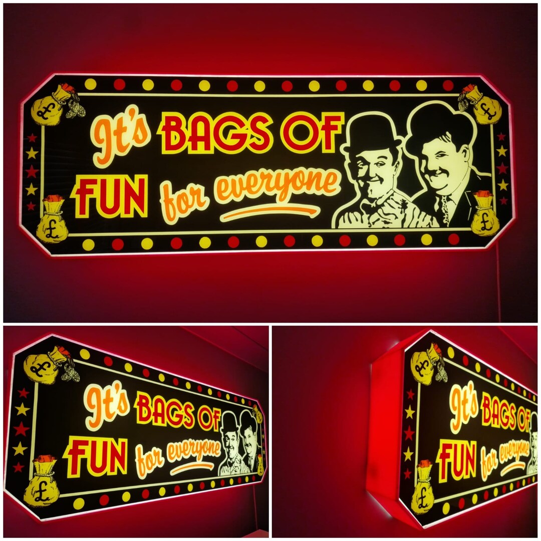 1950's Original Laurel and Hardy Amusement Sign - Etsy