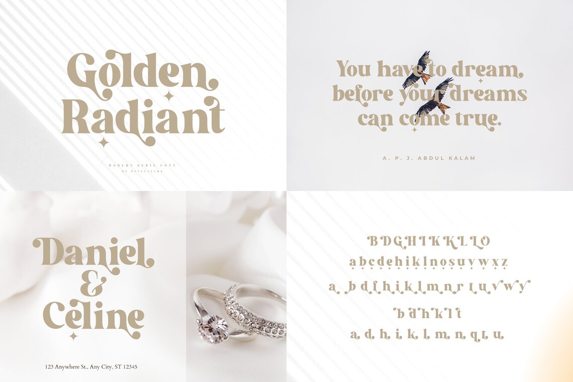Modern Font Bundle Wedding Fonts Cricut Fonts Procreate - Etsy Canada