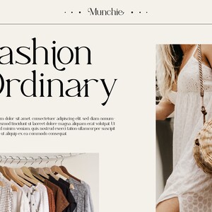 Munchie Font - Modern Serif Font, Branding Font, Logo Font, Ligature ...