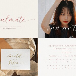 Calligraphy Font Bundle, Wedding Font Bundle, Handwritten Font, Script ...