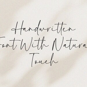 Modern Calligraphy Font, Handwritten Font, Wedding Font, Script Font ...