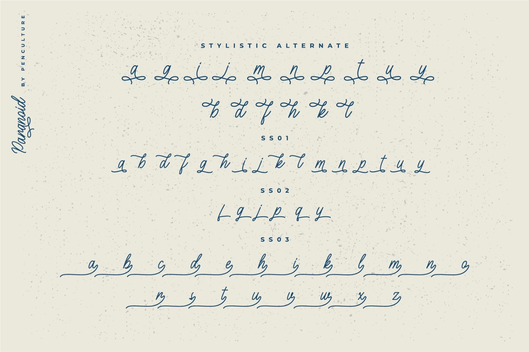 Paranoid - Script Font, Modern Script Font, Monoline Font, Stylish Font ...