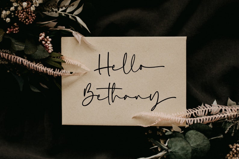 Calligraphy Font, Handwritten Font, Modern Font, Digital Font, Font ...