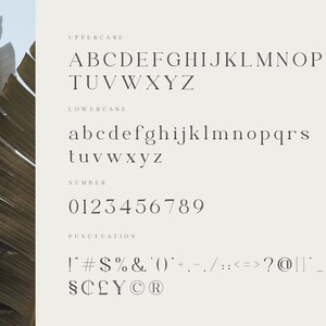 Matcha Font - Modern Serif Font, Branding Font, Logo Font, Ligature ...
