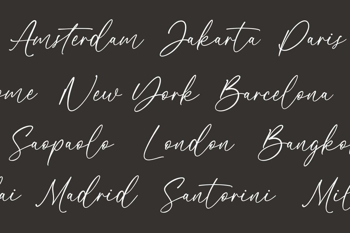 Modern Calligraphy Font Handwritten Font Script Font - Etsy