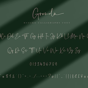 Modern Calligraphy Font, Handwritten Font, Script Font, Wedding Font ...