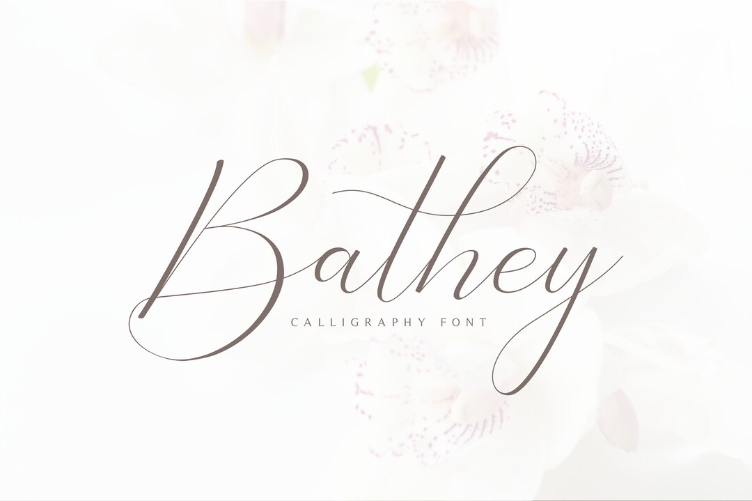 Calligraphy Font, Script Font, Modern Font, Wedding Font, Handwritten ...