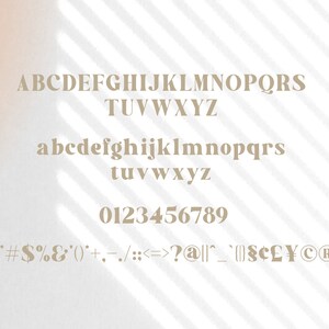 Golden Radiant - Modern Serif Font, Branding Font, Logo Font, Canva ...