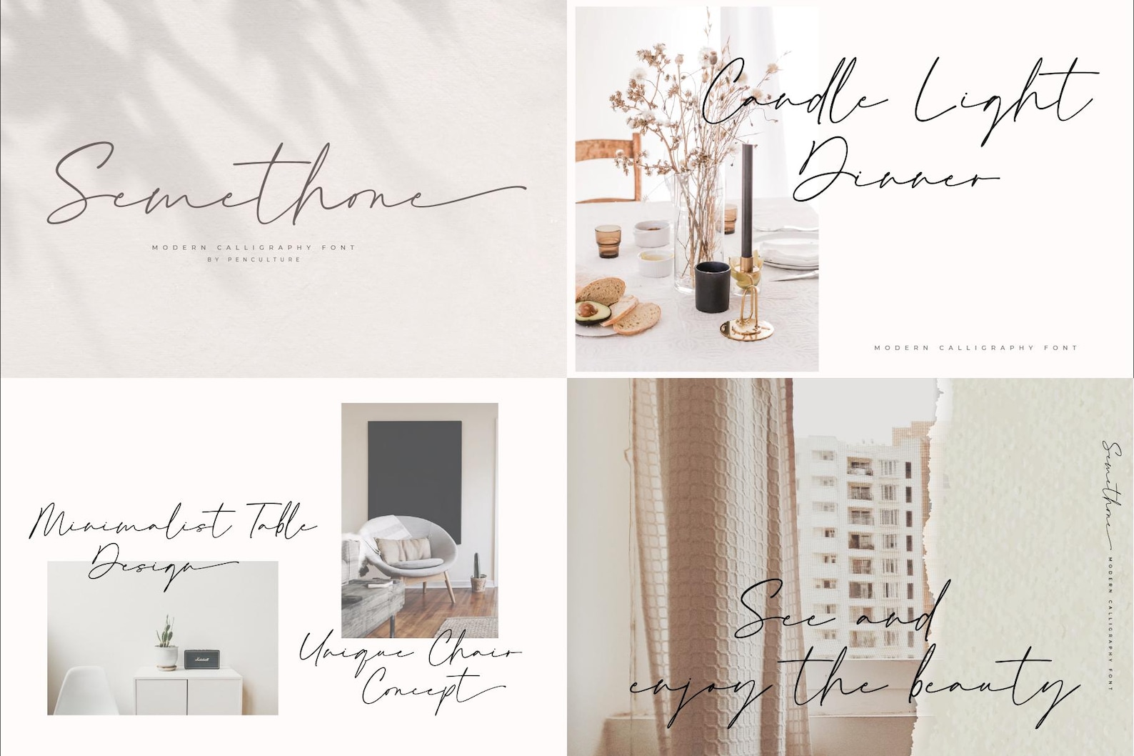 Calligraphy Font Bundle Editable Template License (corjl/templett ...