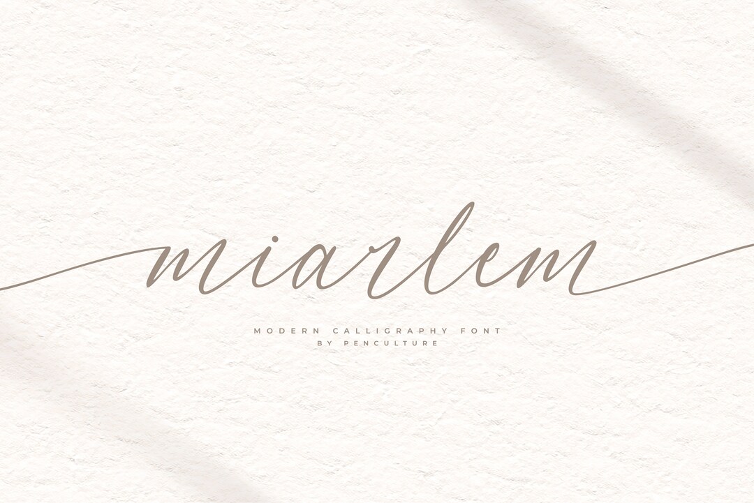 Modern Calligraphy Font, Wedding Font, Modern Font, Handwritten Font ...