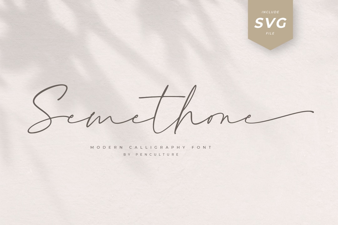 Modern Calligraphy Font, Handwritten Font, Wedding Font, Script Font ...