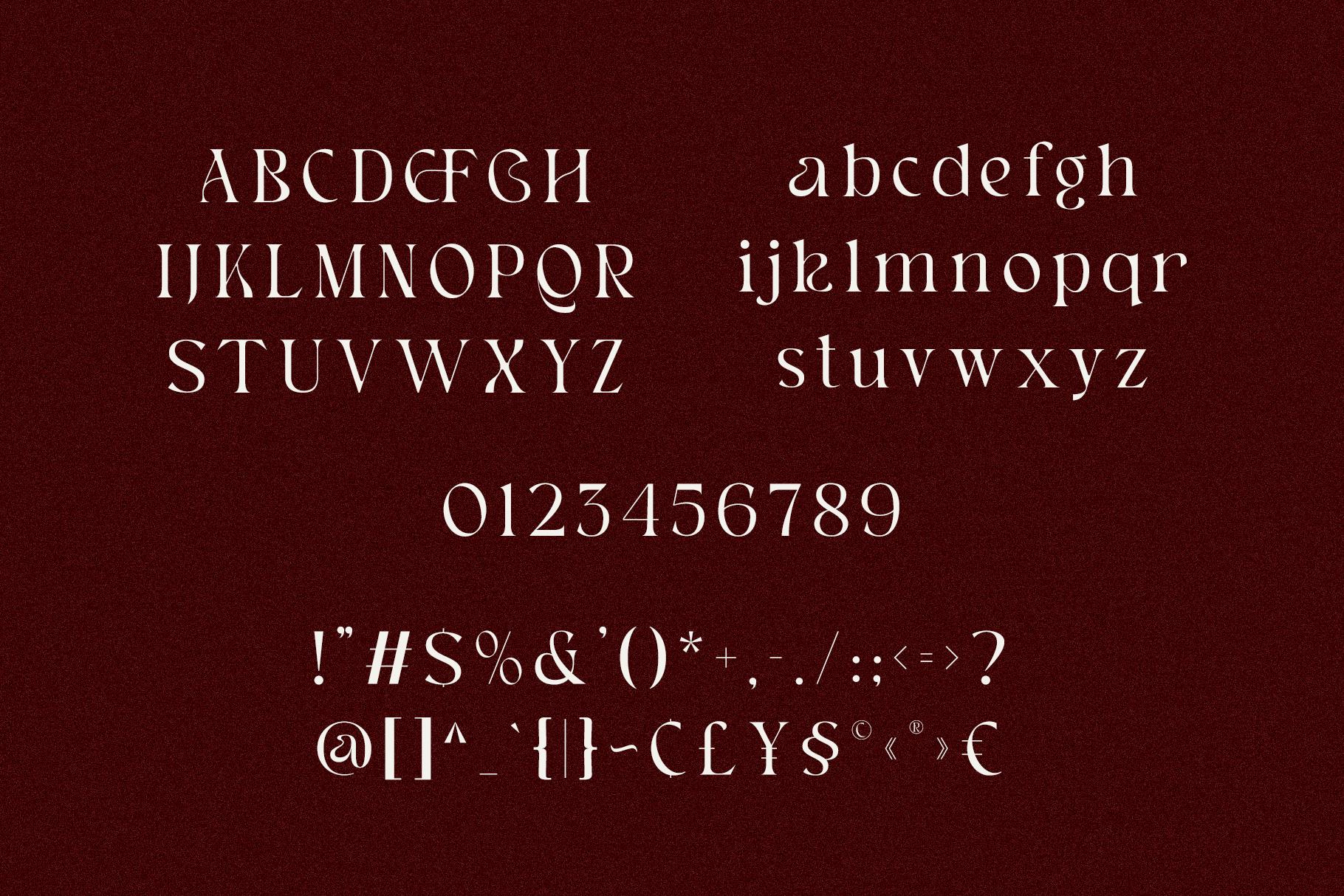 Hakuna - Modern Serif Font, Ligature Font, Branding Font, Logo Font ...