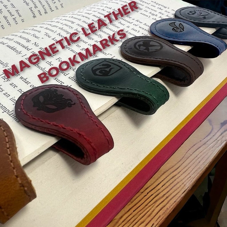 Custom Magnetic Leather Bookmarks,personalized,engraved, Black Girl ...